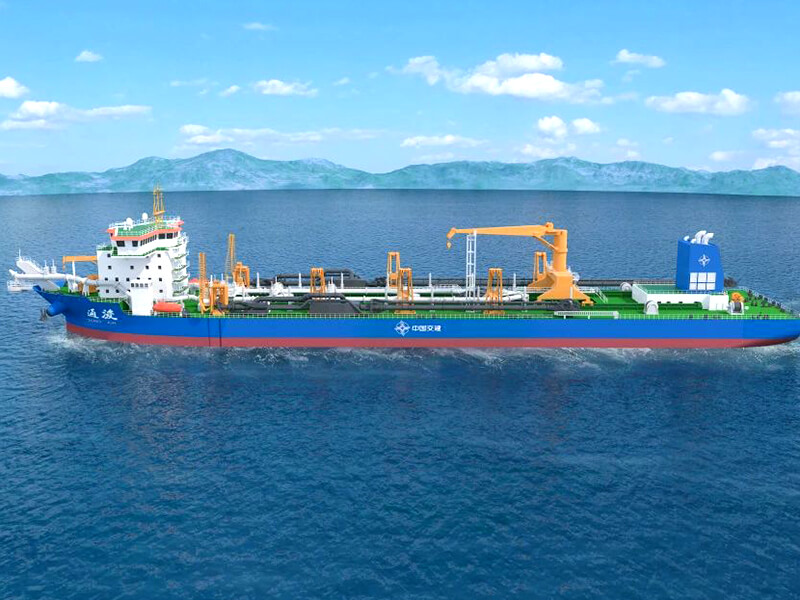 Asia's largest self-propelled TSHD with 120m depth